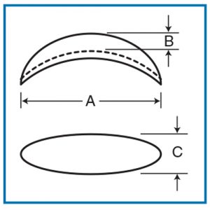 Silicone Implant - Chin - Concave | Surgiform Innovative Surgical Products