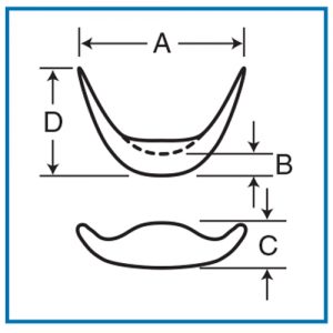 Silicone Implant - Chin - Extended | Surgiform Innovative Surgical Products